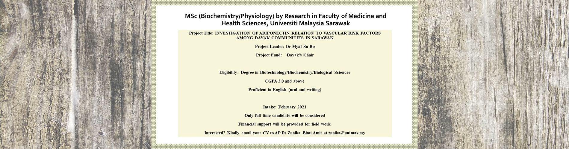 Faculty of Medicine and Health Sciences